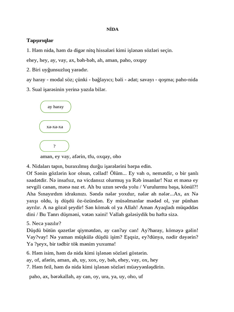 Nida Tapshiriq | PDF