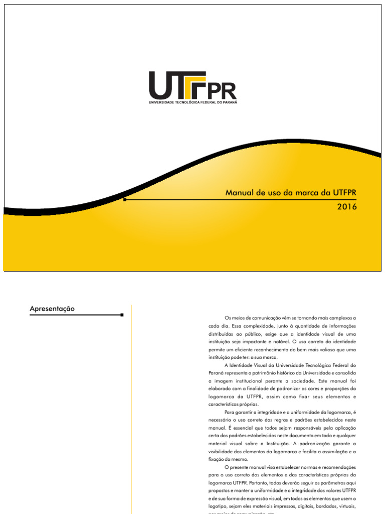 Uso da Logomarca da UTFPR | PDF | Design gráfico