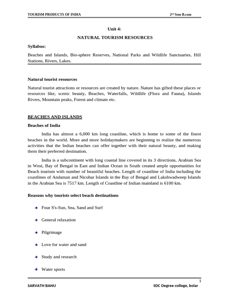 TPoI Unit 04 Notes 2nd Sem | PDF | Conservation Biology | Indus River