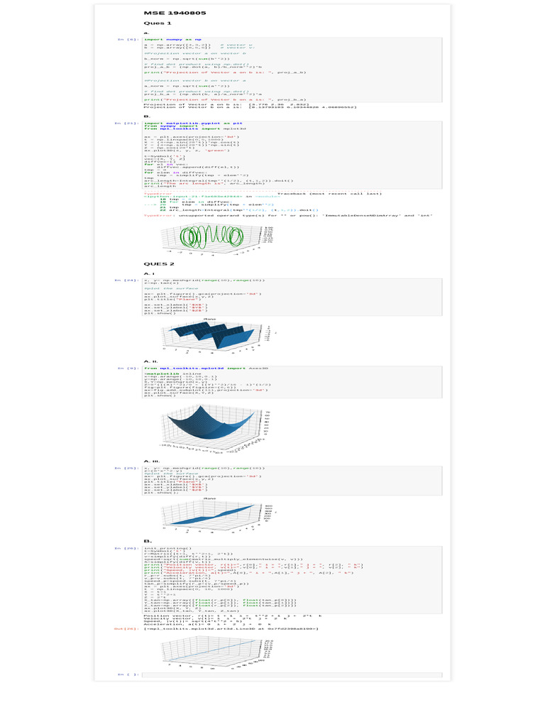 mse_practical | PDF | Acceleration | Kinematics