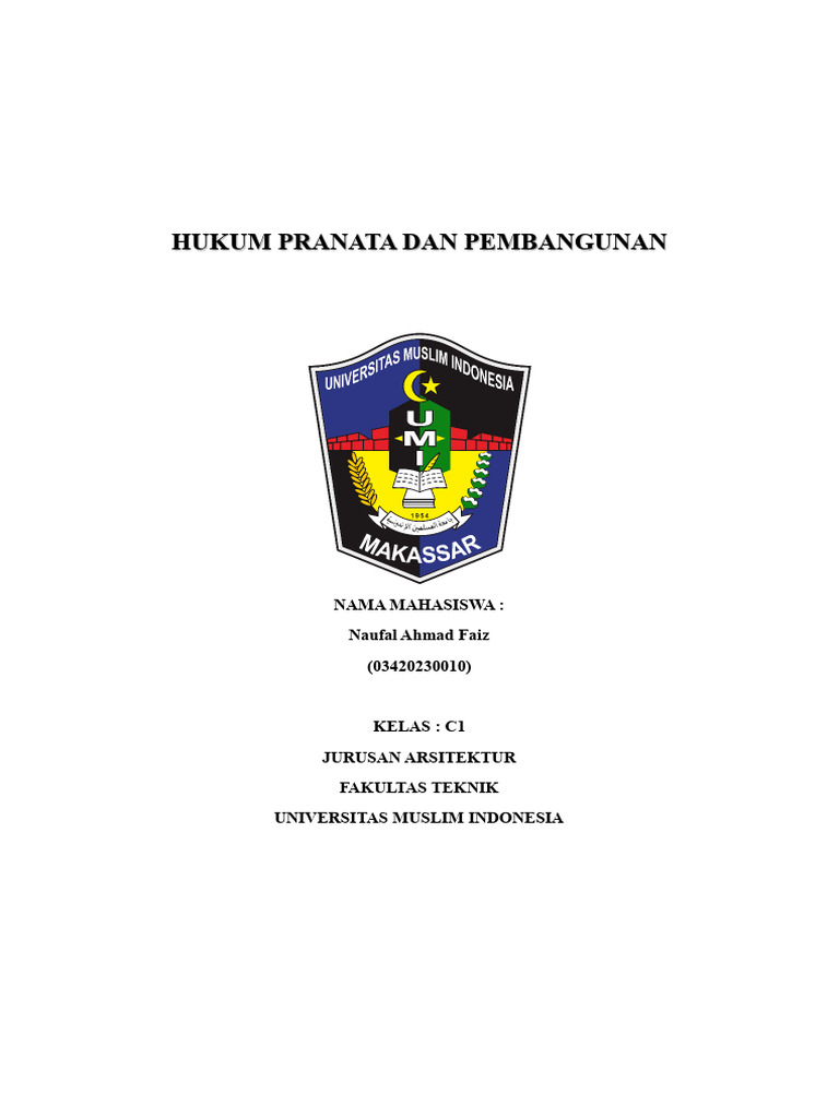 Hukum Pranata Dan Pembangunan | PDF