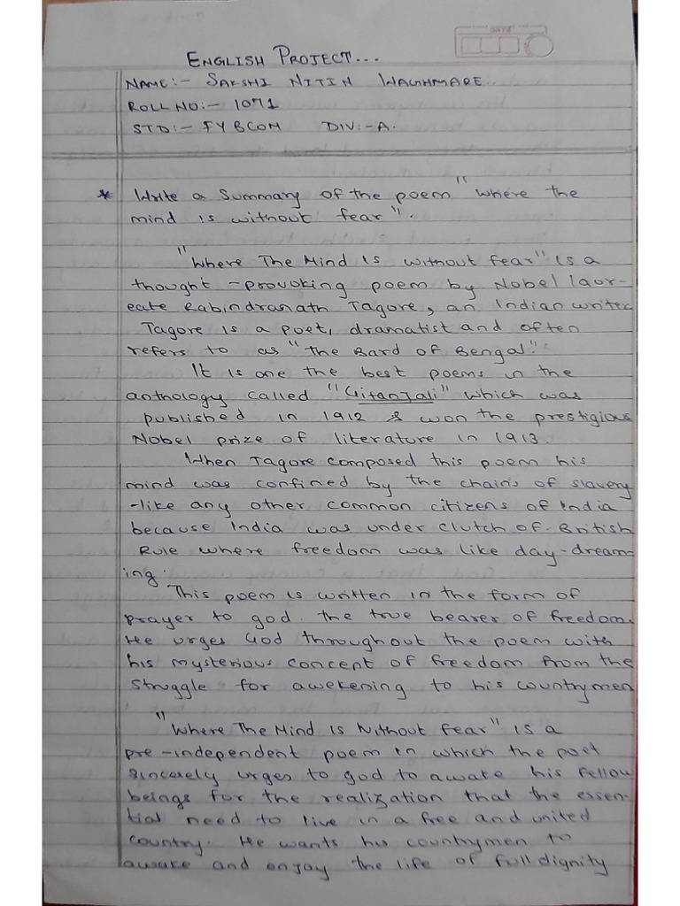 Additional English Project .1 | PDF