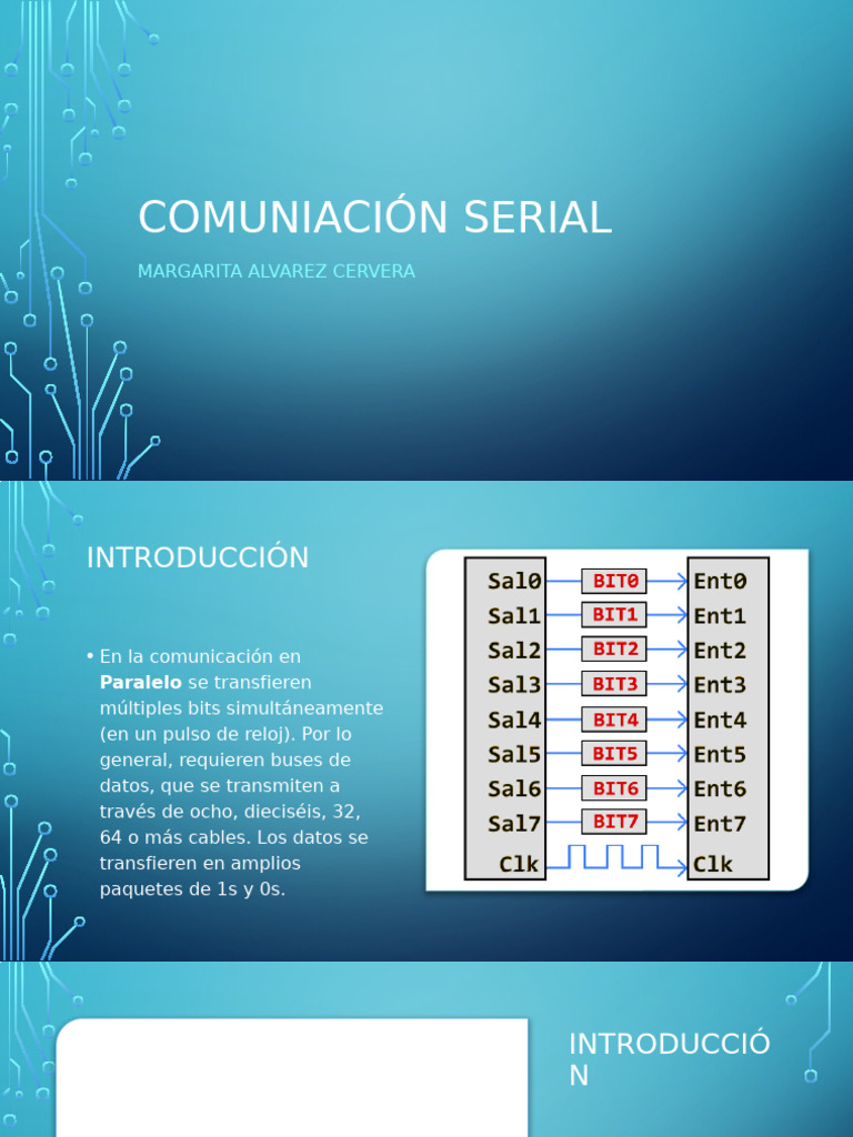 Comunicacion Serial | PDF | Duplex (Telecomunicaciones) | De entrada y ...