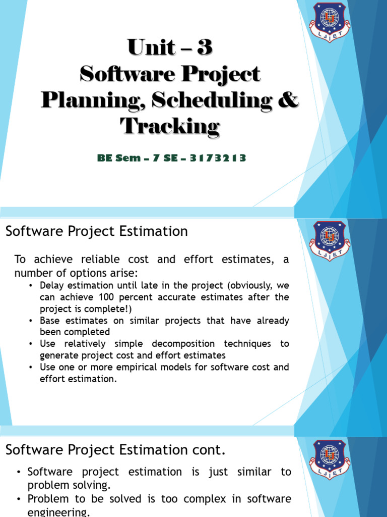 Unit 3 | PDF | Computing | Project Management