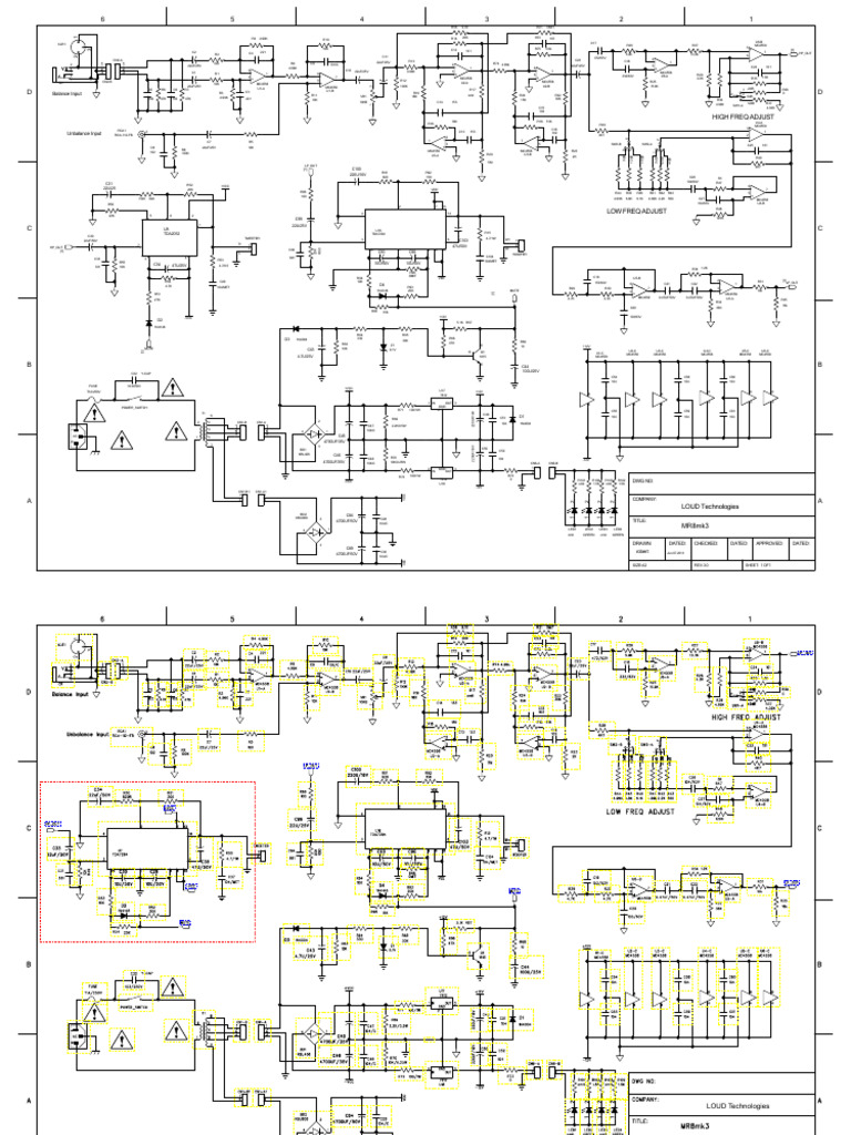 Mackie mr8 mk3 Schematics | PDF