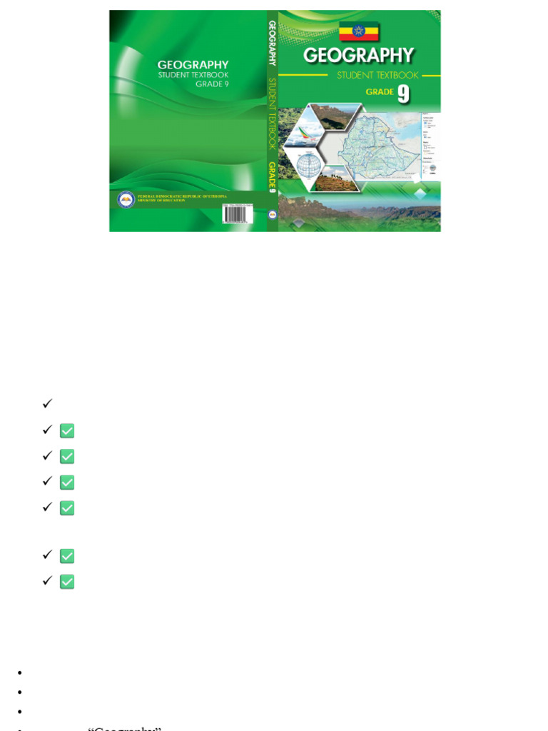 Geography Grade 9 Chapter One PDF | PDF | Geography | Area