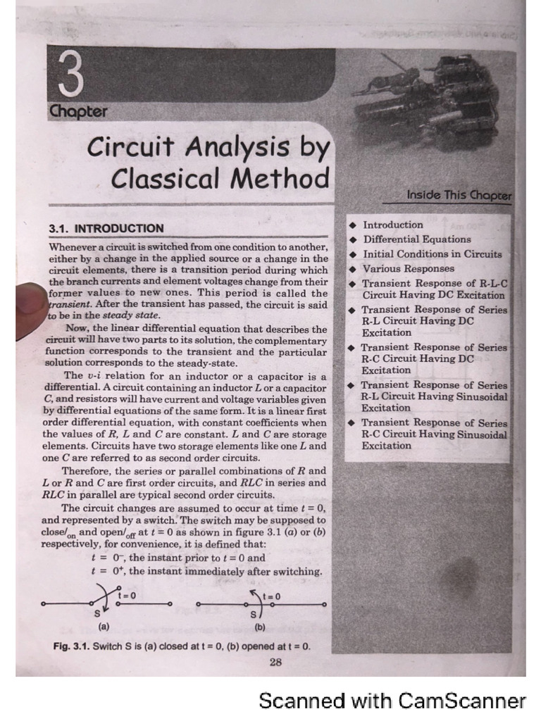 Transient Analysis CH 2 & 3 DR KM Soni | PDF