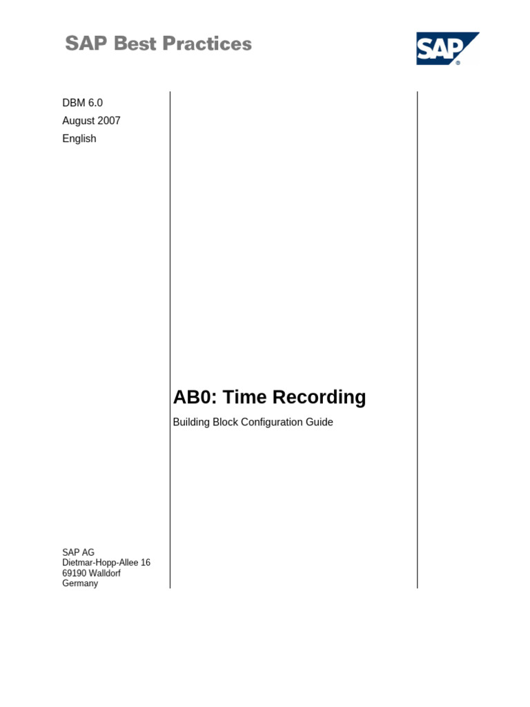 AB0 Scen ConfigGuide EN DE | PDF | Menu (Computing) | Computing