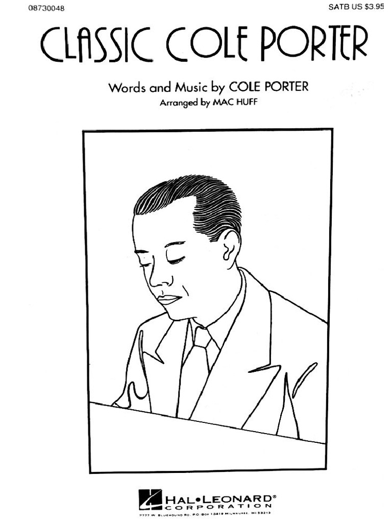 Cole Porter - Classics - Arr. Mac Huff | PDF