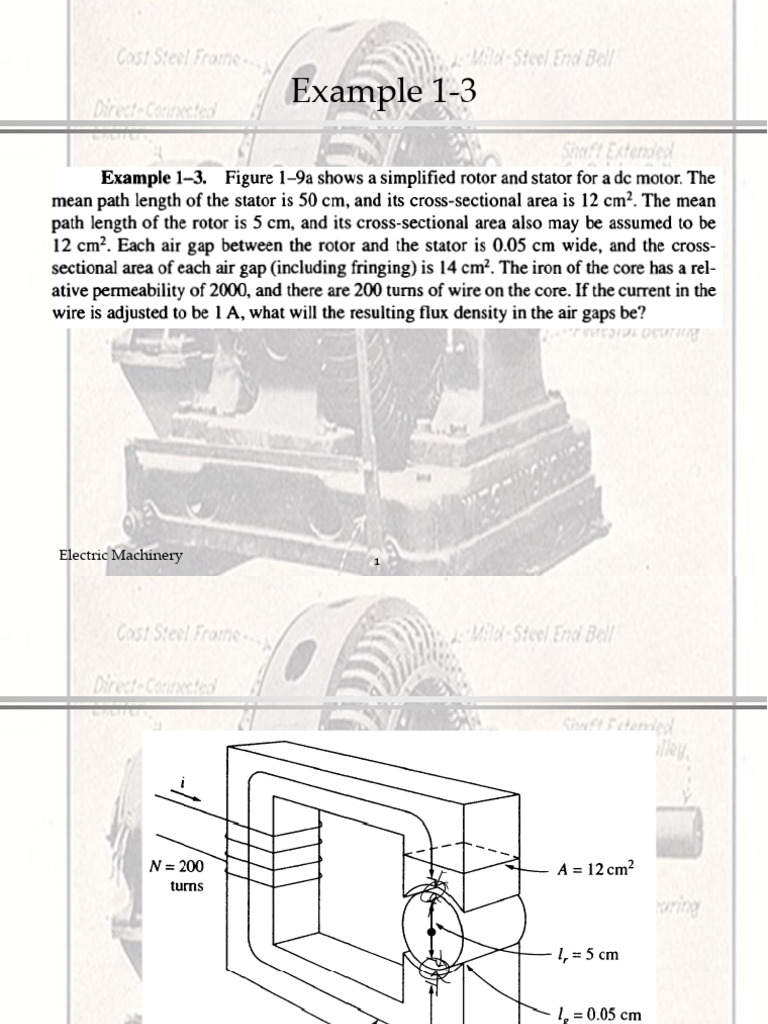 Lecture 3 Slides On Electric Machinery Fundamentals (Chapter 1 of Chapman) | PDF