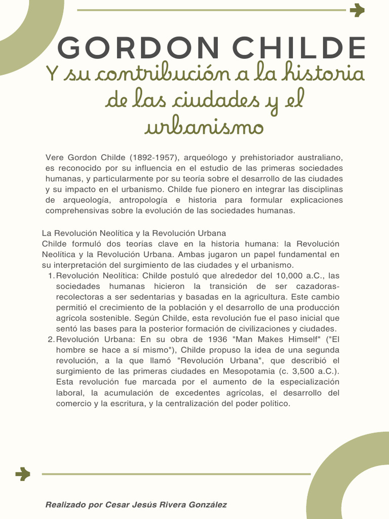 Investigacion Gordon Childe | PDF | Sociedad | Agricultura
