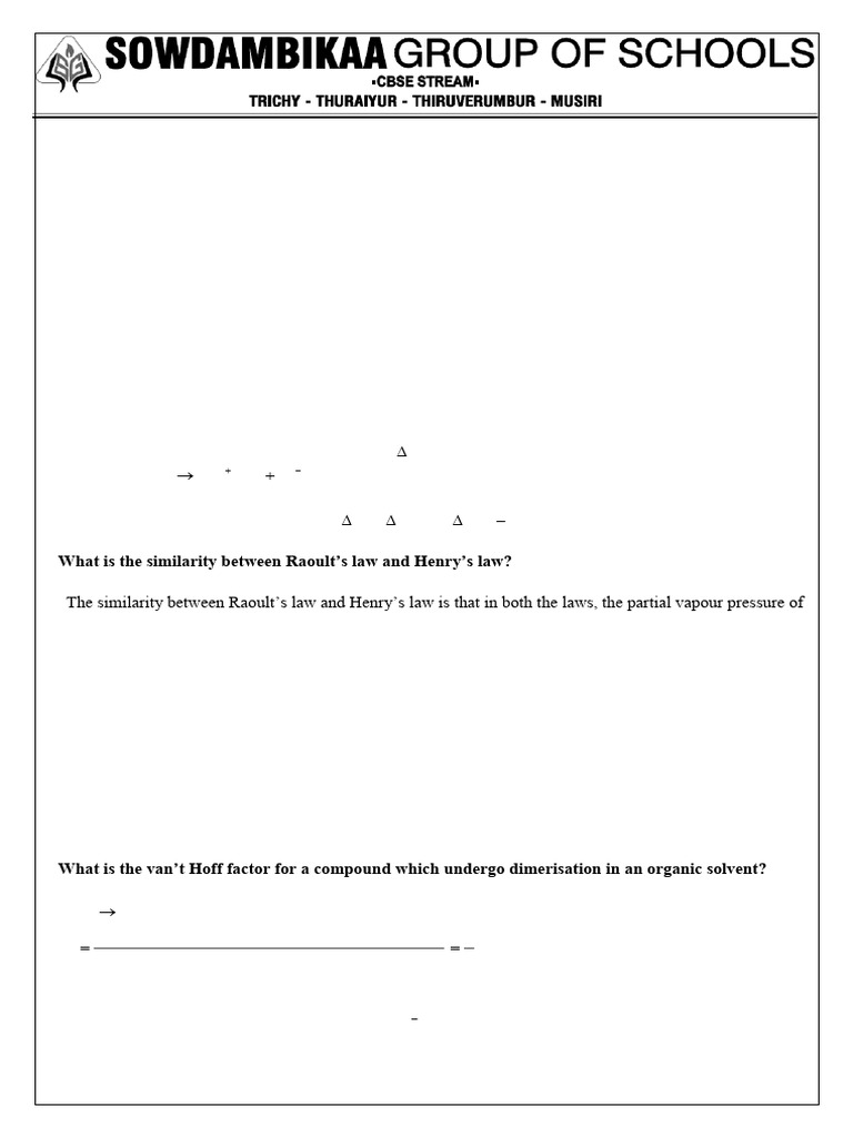 Chemistry Material | PDF | Mole (Unit) | Applied And Interdisciplinary ...