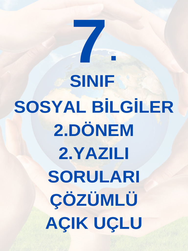 CEVAPLAR - 7.sä Nä F Sosyal 2.dã Nem 2.yazä Lä - 3 | PDF