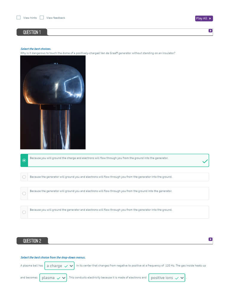 Measuring Electric Fields Apparatus | PDF | Electric Charge | Electric Generator