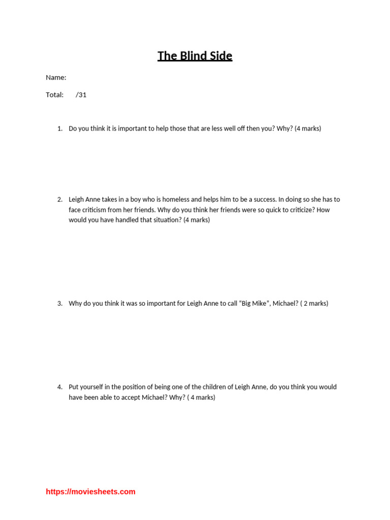 The Blind Side | PDF