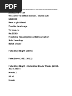 Given Anime Watch Order - Google Search | PDF | Anime | Anime And Manga