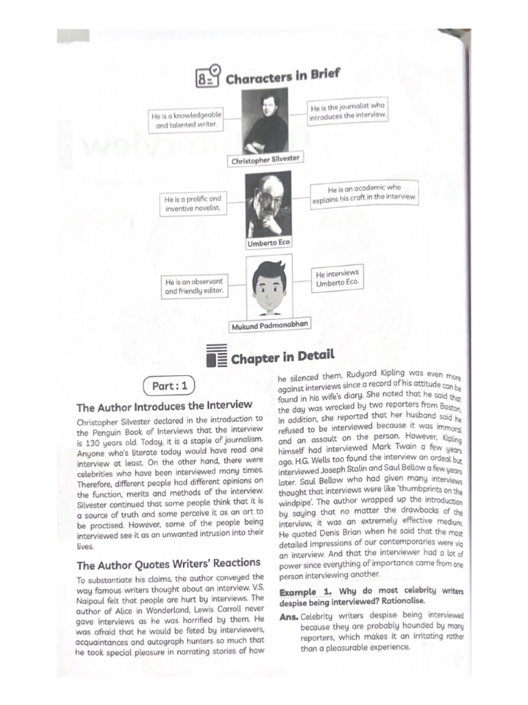 Characters in Brief | PDF