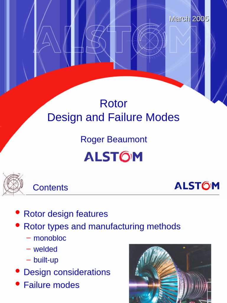 Seminar 9 - Rotor Design and Failure Modes | PDF | Turbine | Fatigue ...