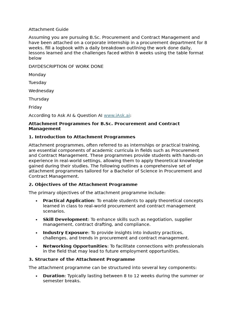 Attachment Guide | PDF | Procurement | Supply Chain