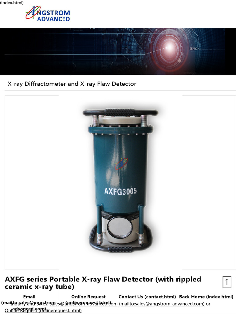 Angstrom Advanced Inc - 2 | PDF | X Ray | Electromagnetism