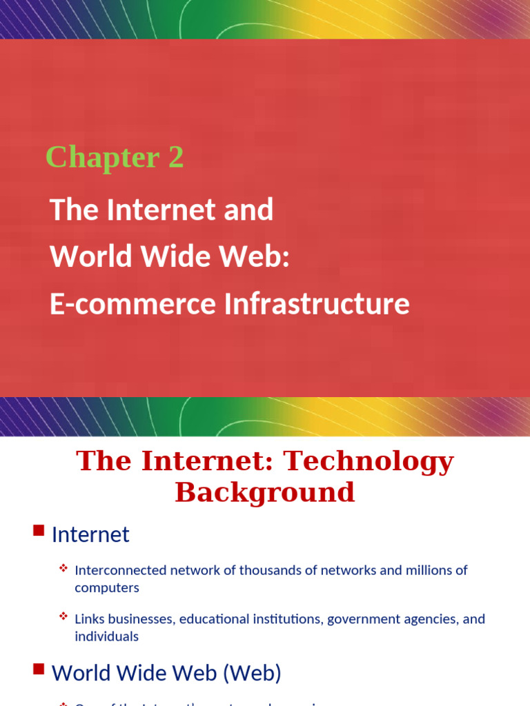 Chapter 2 - E-Commerce Infrastructure | PDF | World Wide Web | Internet & Web