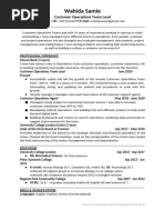 MBBS Doctor CV Format and Sample | PDF | Medical School | Health Care