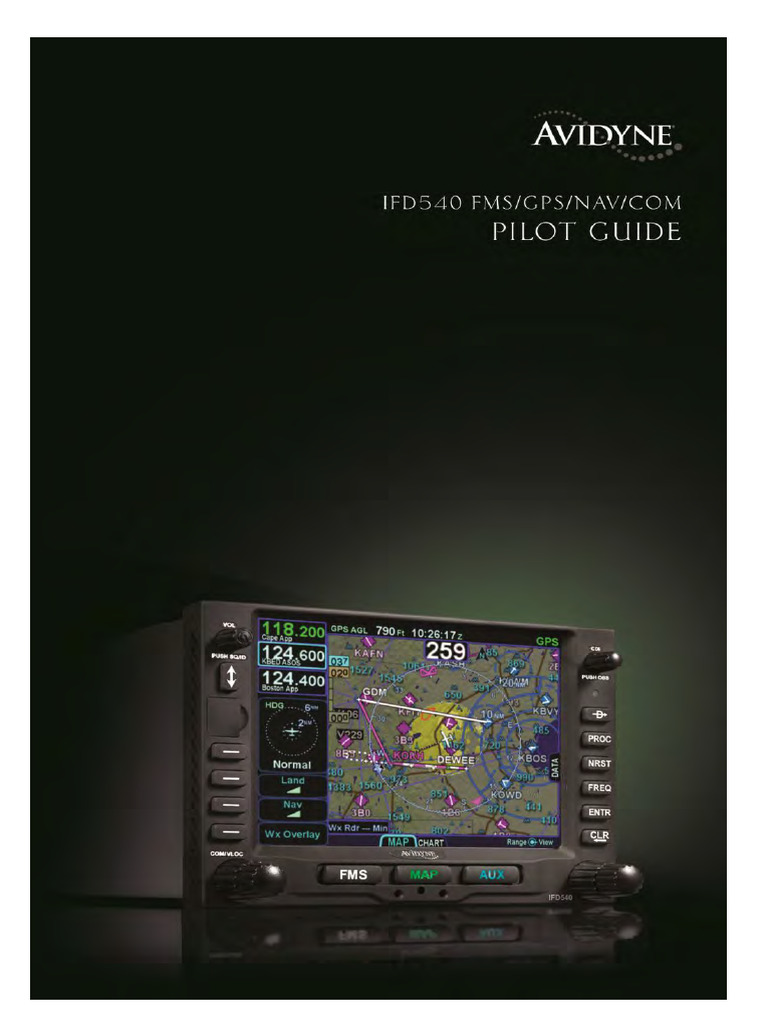 IFD540 Pilots Guide 600-00300-000-1 | PDF | Radio | Touchscreen
