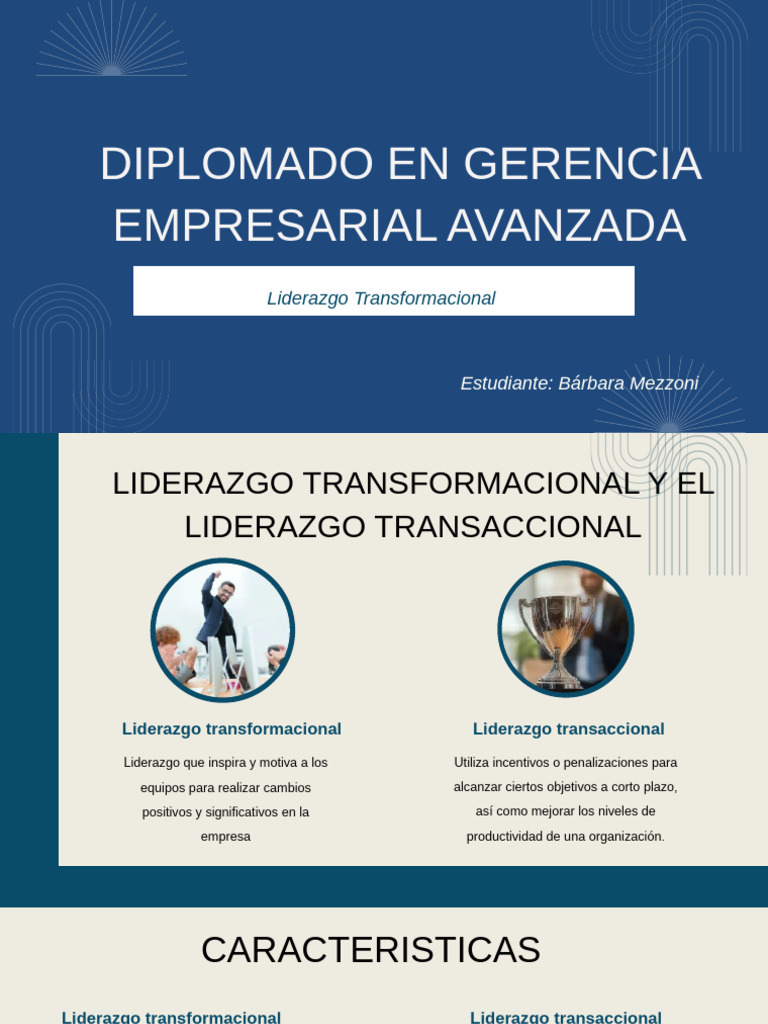 Liderazgo Transformacional | PDF | Liderazgo | Psicología Social