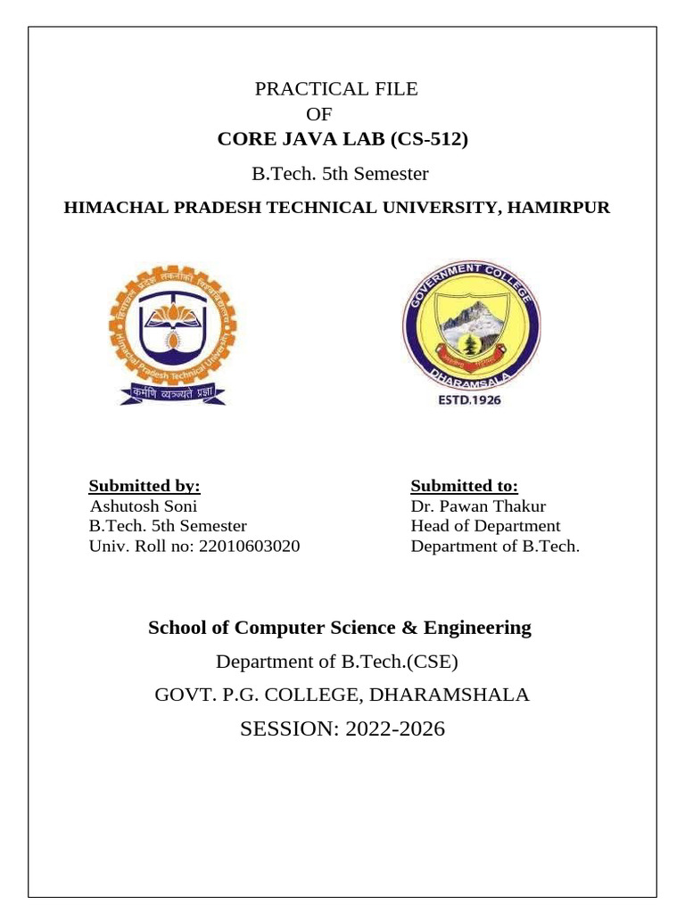 First Page Java (1) - 3 | PDF
