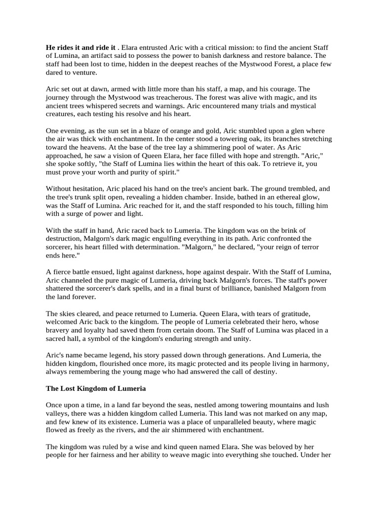 He Ride It | PDF | Magician (Fantasy)