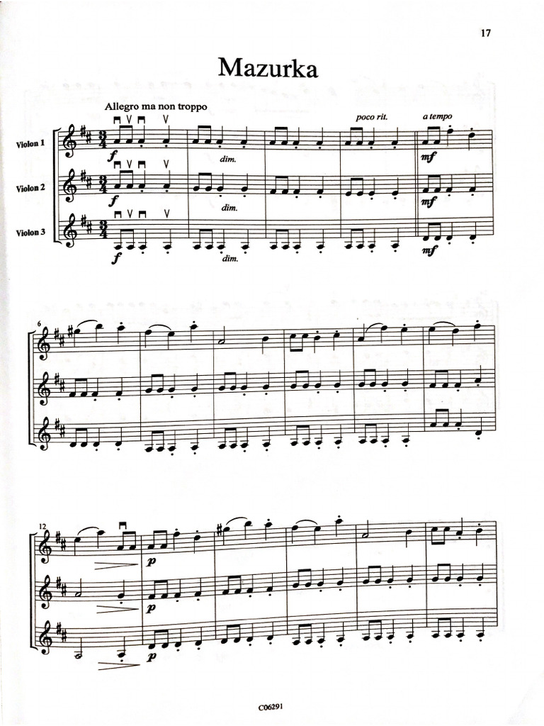 Mazurka Metrotone | PDF