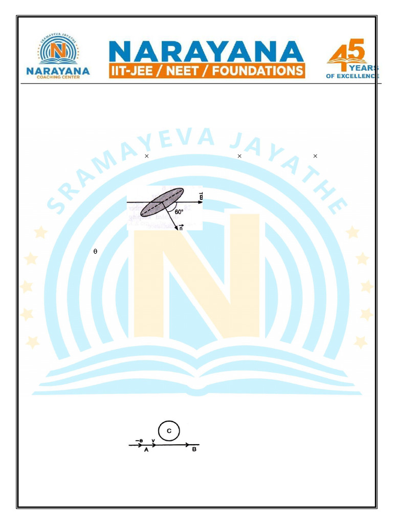 Assignment - EMi Physics - (AM Sir) - 16-11-2024 | PDF | Electromagnetic Induction | Inductor