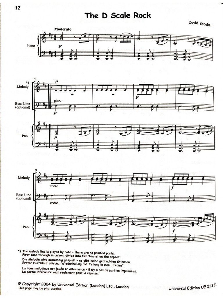 The D Scale Rock | PDF