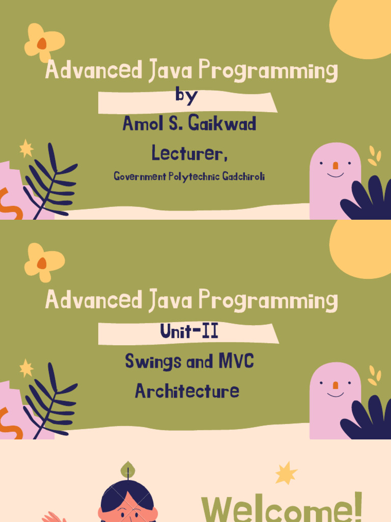 Unit-II Swing and MVC Architecture | PDF | System Software | Software ... Unit-II Swing and MVC Architecture | PDF | System Software | Software ...
