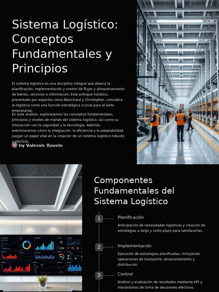 Sistema Logistico Conceptos Fundamentales y Principios | PDF ...