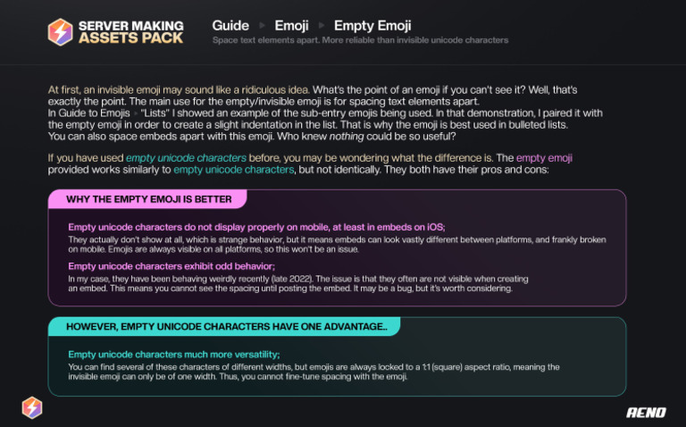 Guide To Emoji - Empty Character | PDF