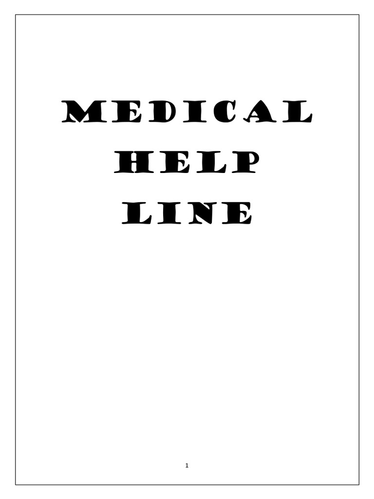 Booklet - Medical Help Line | PDF | Mumbai | Medicine