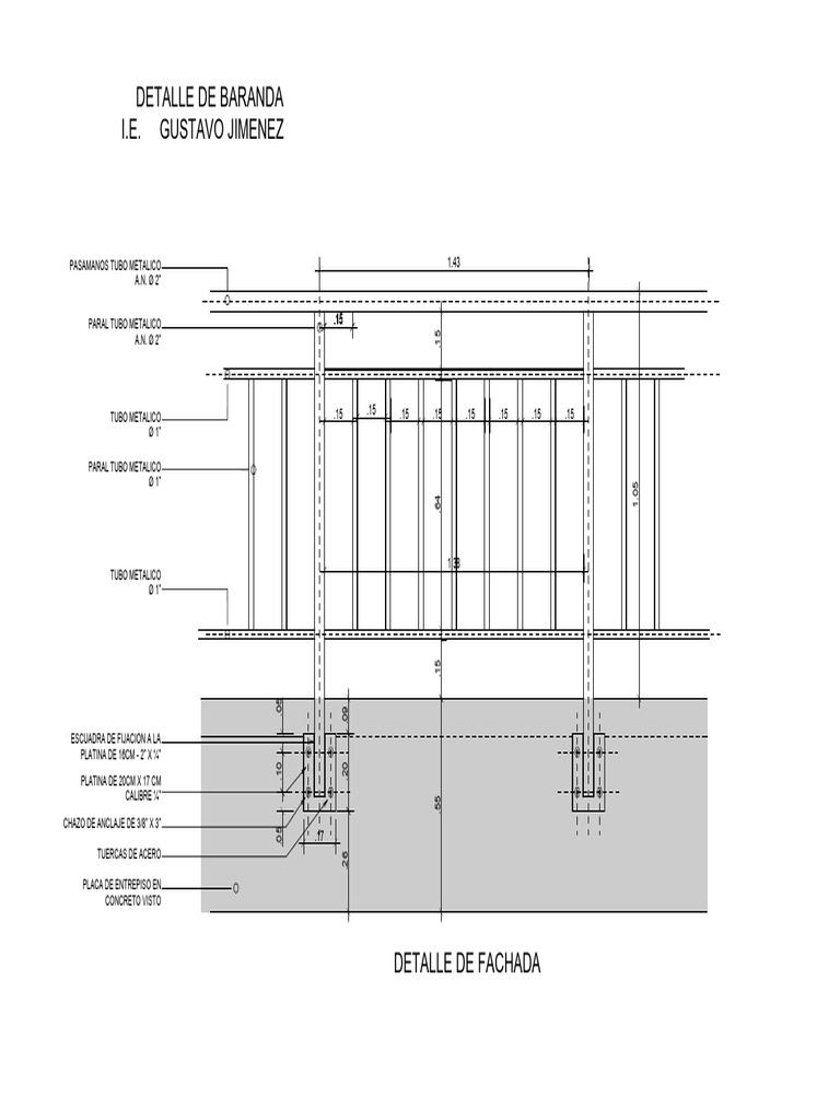 Detalle 1 Baranda | PDF