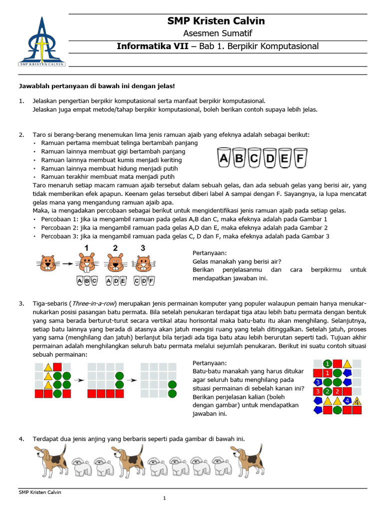 UH Informatika 7 BK | PDF