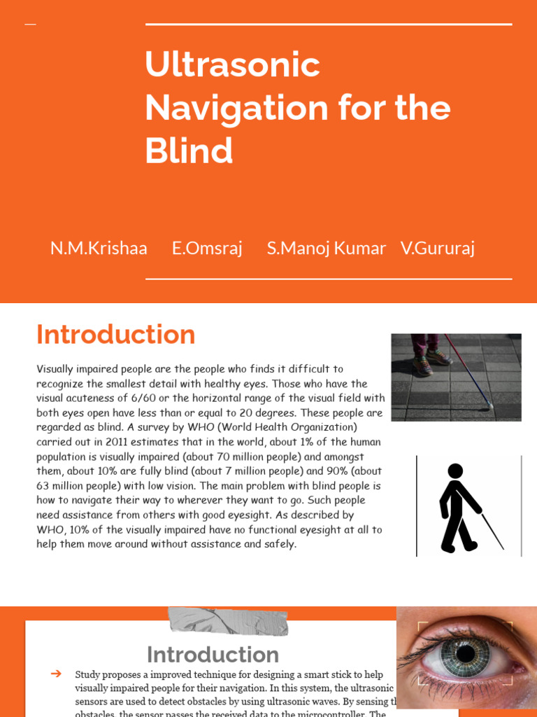 Ultrasonic Navigation Aid for the Blind | PDF | Visual Impairment ...