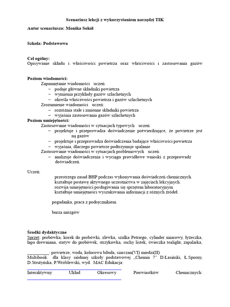 M Sokol Scenariusz | PDF