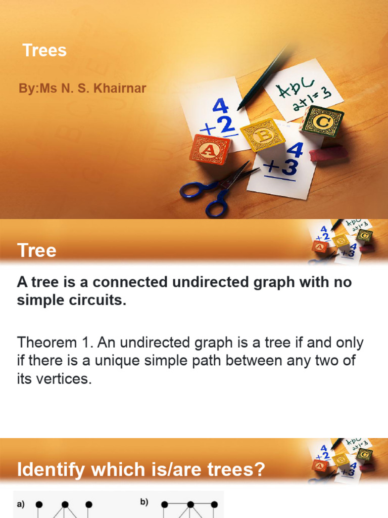 Trees (1) | PDF | Vertex (Graph Theory) | Graph Theory