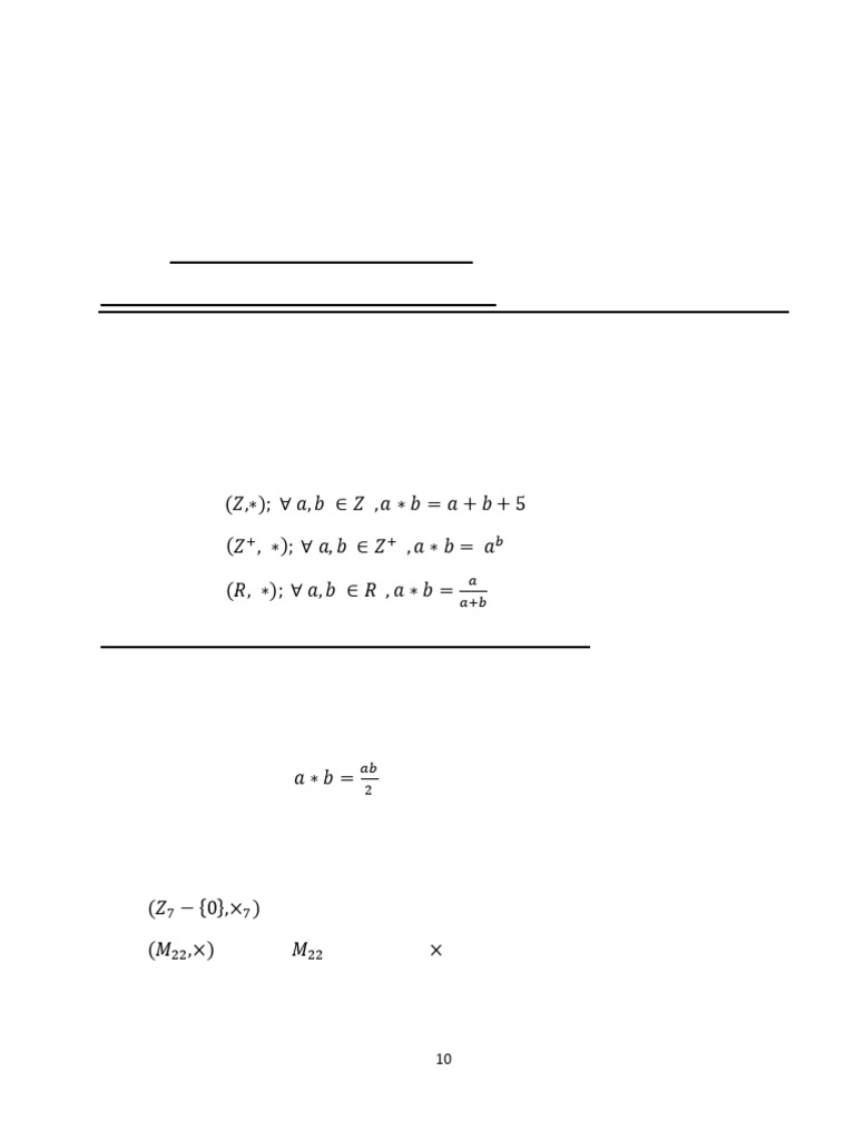 4.algebraic Structures and Morphism | PDF | Group (Mathematics) | Index ...