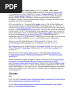 BCCI Rules and Regulations | PDF | Cricket | Ball And Bat Games