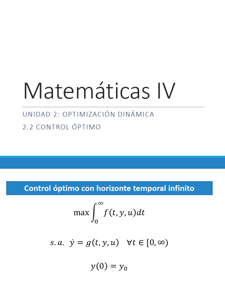 2.2 Control Óptimo | PDF | Inflación | Economias