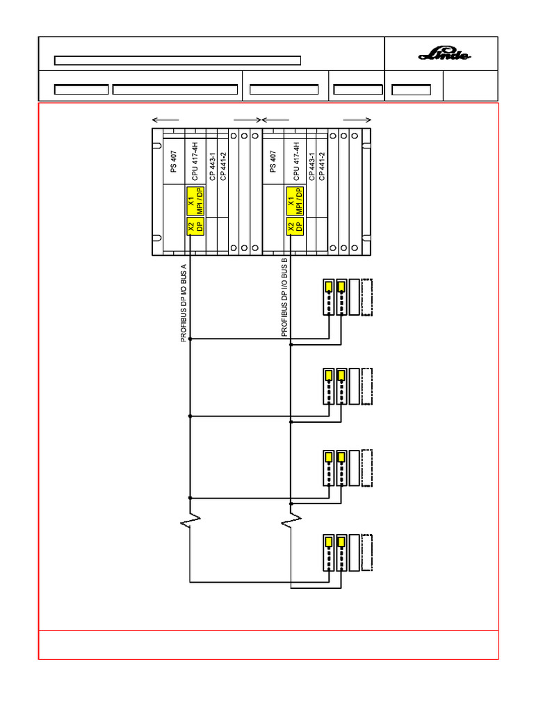 Profibus Io Bus Interconnection Diagram | PDF