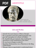Aristotle Classification of Government | PDF
