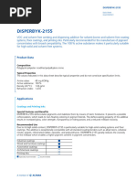 Disperbyk 190 | PDF | Materials | Industrial Processes