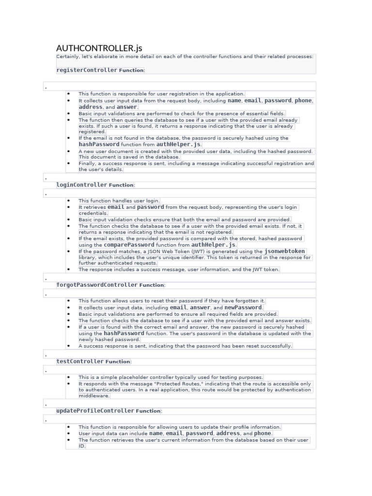 AUTHCONTROLLER | PDF | Password | Databases