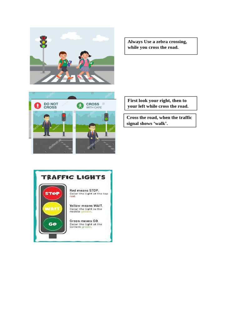 Road Crossing Safety Tips | PDF